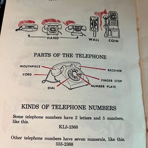 Vintage Bell Telephone System Guide, the Telephone and How We Use It - Etsy