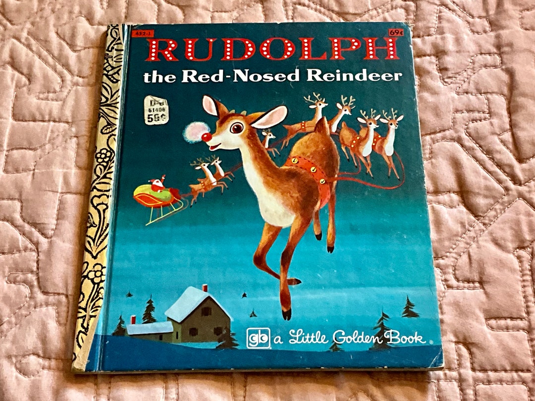 A Little Golden Book, Rudolph the Red Nosed Reindeer - Etsy