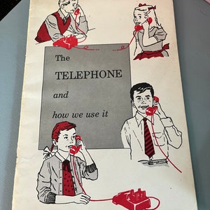 Vintage Bell Telephone System Guide, the Telephone and How We Use It - Etsy