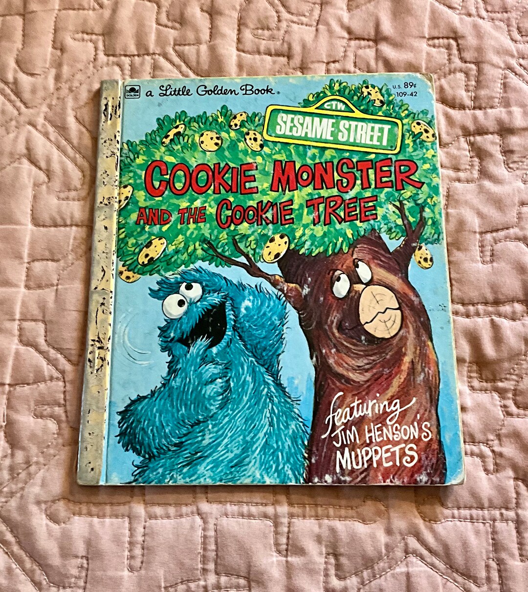 A Little Golden Book, Sesame Street Cookie Monster and the Cookie Tree - Etsy