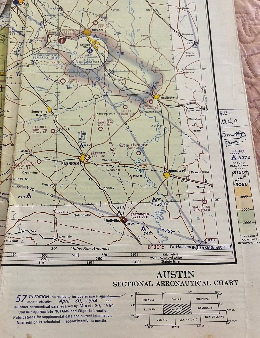 Vintage Texas Cities Aeronautical Chart Maps 5 Bundle - Etsy