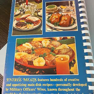 Recipes on Parade Entree Meats, Favorite Recipes From Military Officers ...