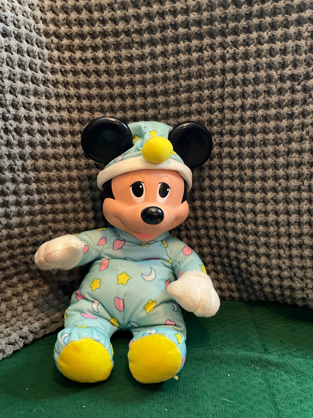 Vintage Disney Mickey Mouse Bedtime Hug and Glow Stuffed Animal - Etsy