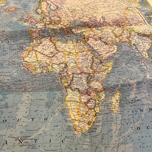 Vintage Large National Geographic the World Map, 1970 - Etsy