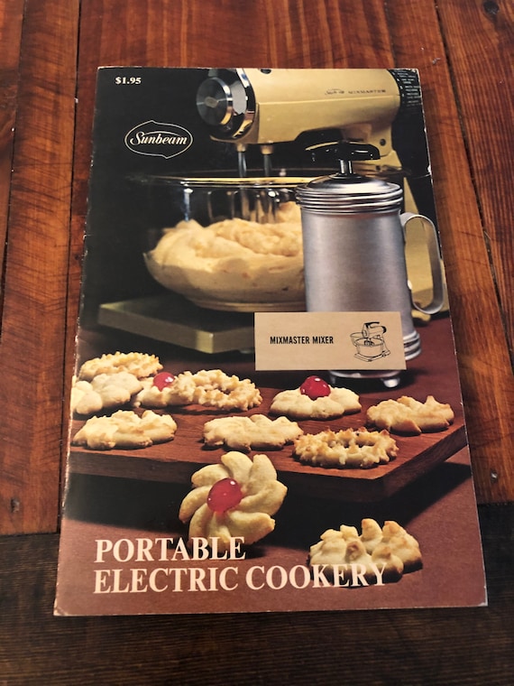 Sunbeam Mixmaster Mixer Portable Electric Cookery | Etsy