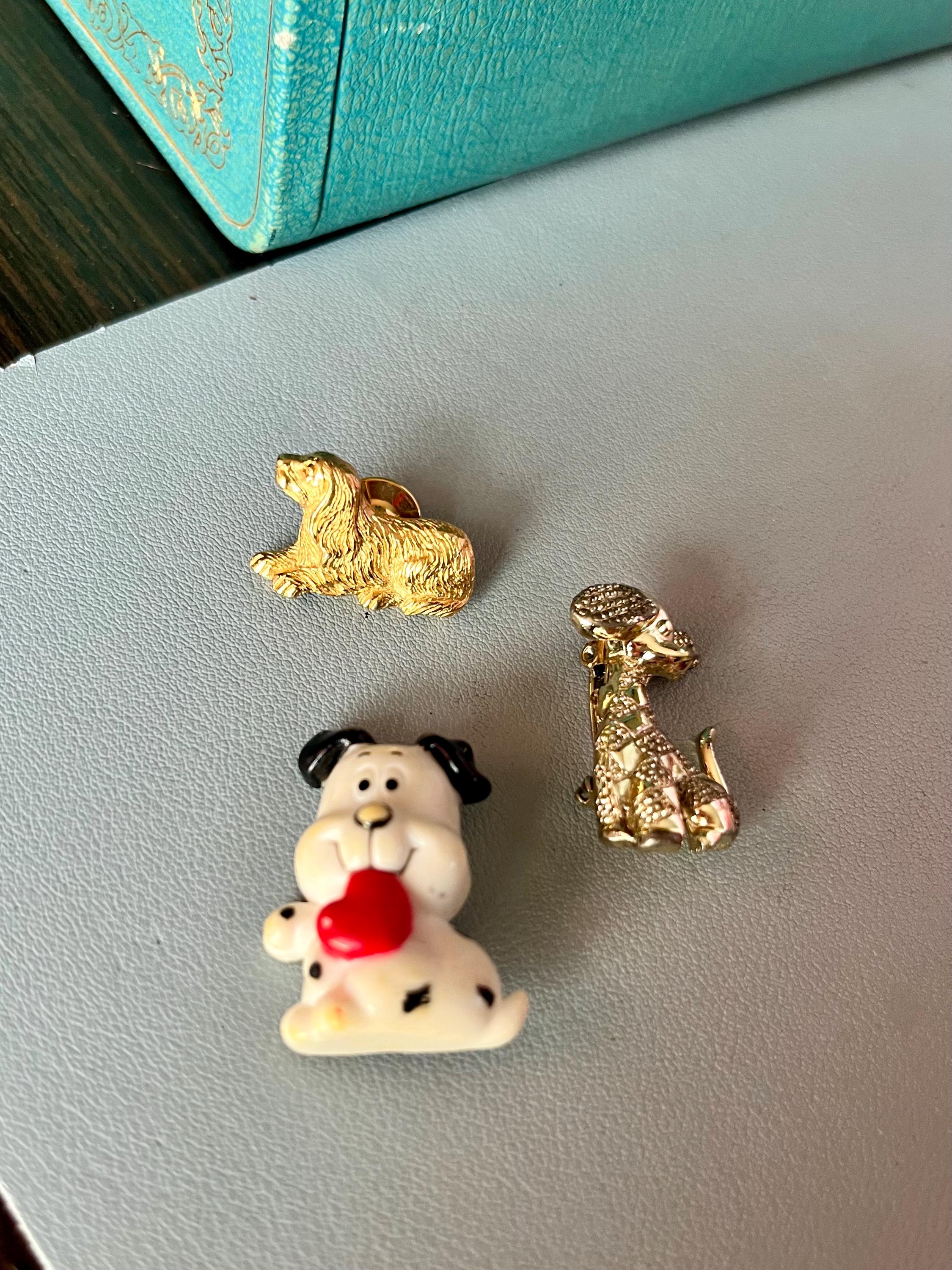 Vintage Puppy Dog Themed Brooch Broach Pin Bundle (3) - Etsy