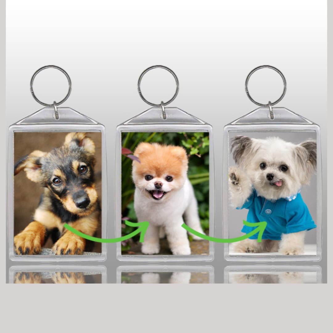 Custom Lenticular Flip Keychain - Etsy