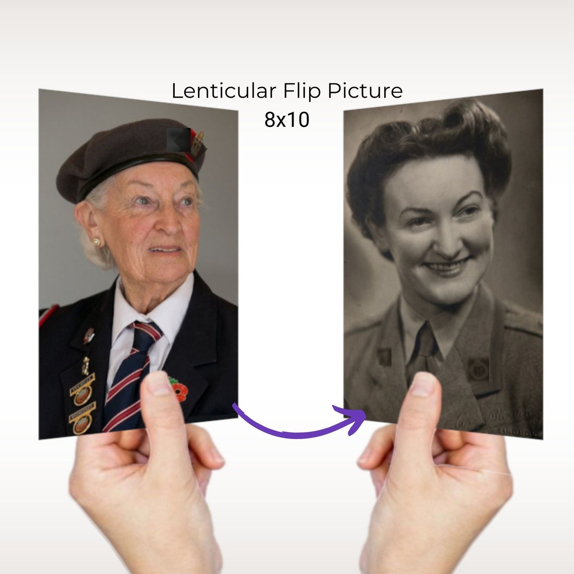Custom Lenticular Photo Flip 8x10 | Etsy