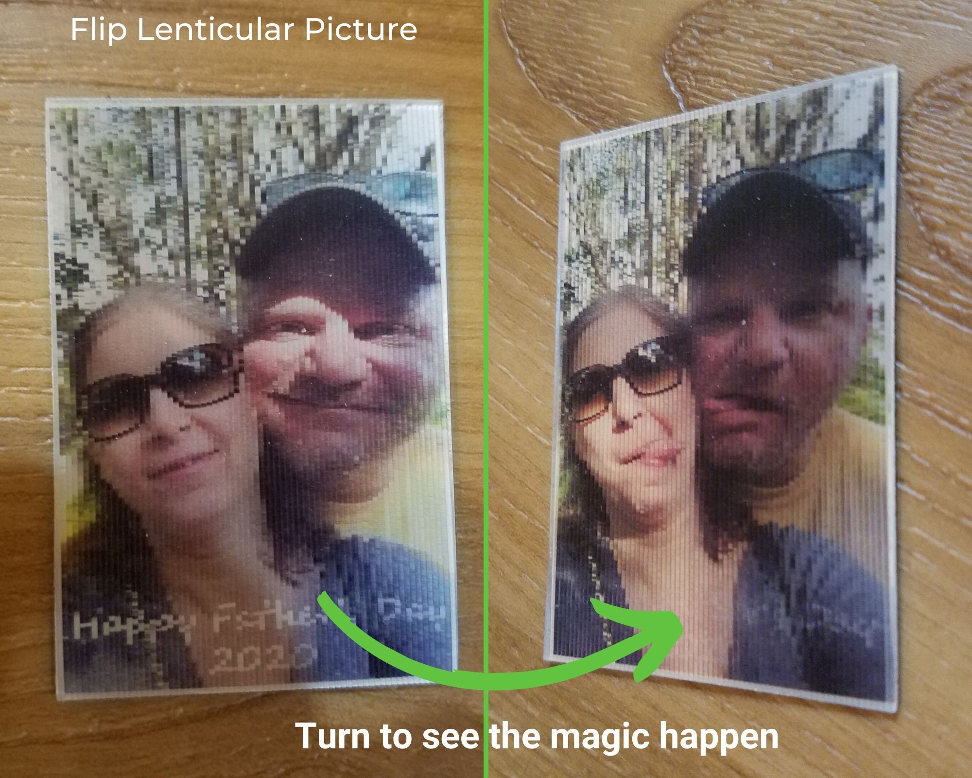 4x6 Custom Lenticular Flip Photo Picture FLOTO | Etsy