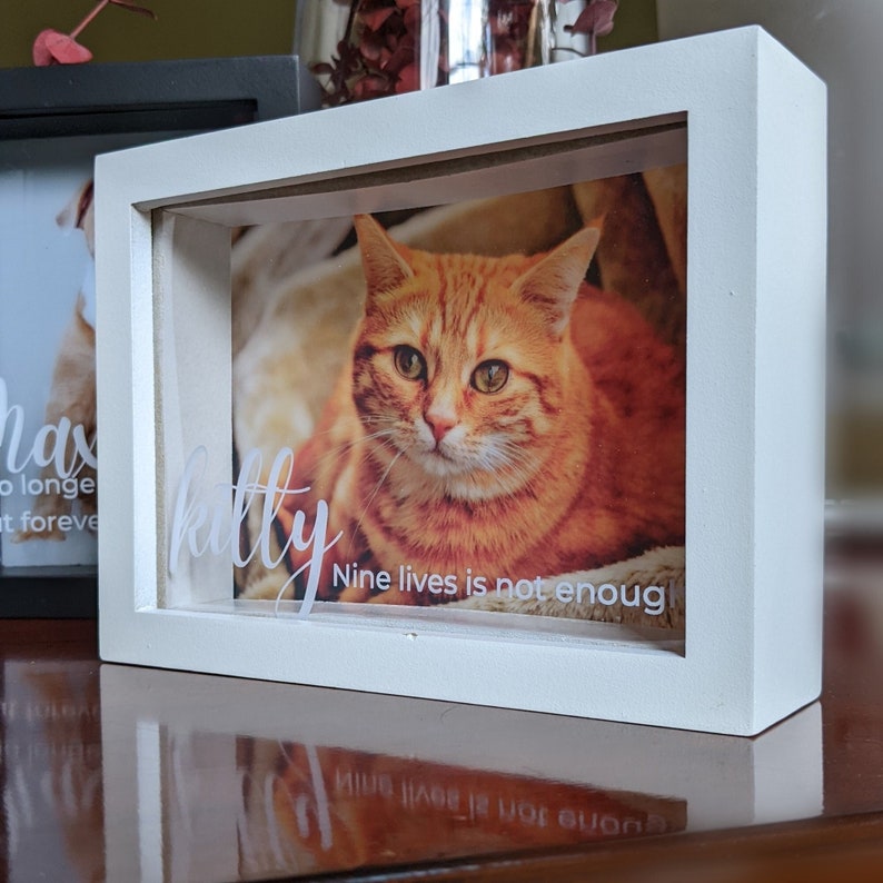 Memorial Shadow Box Custom Photo Optional Keepsake Urn - Etsy