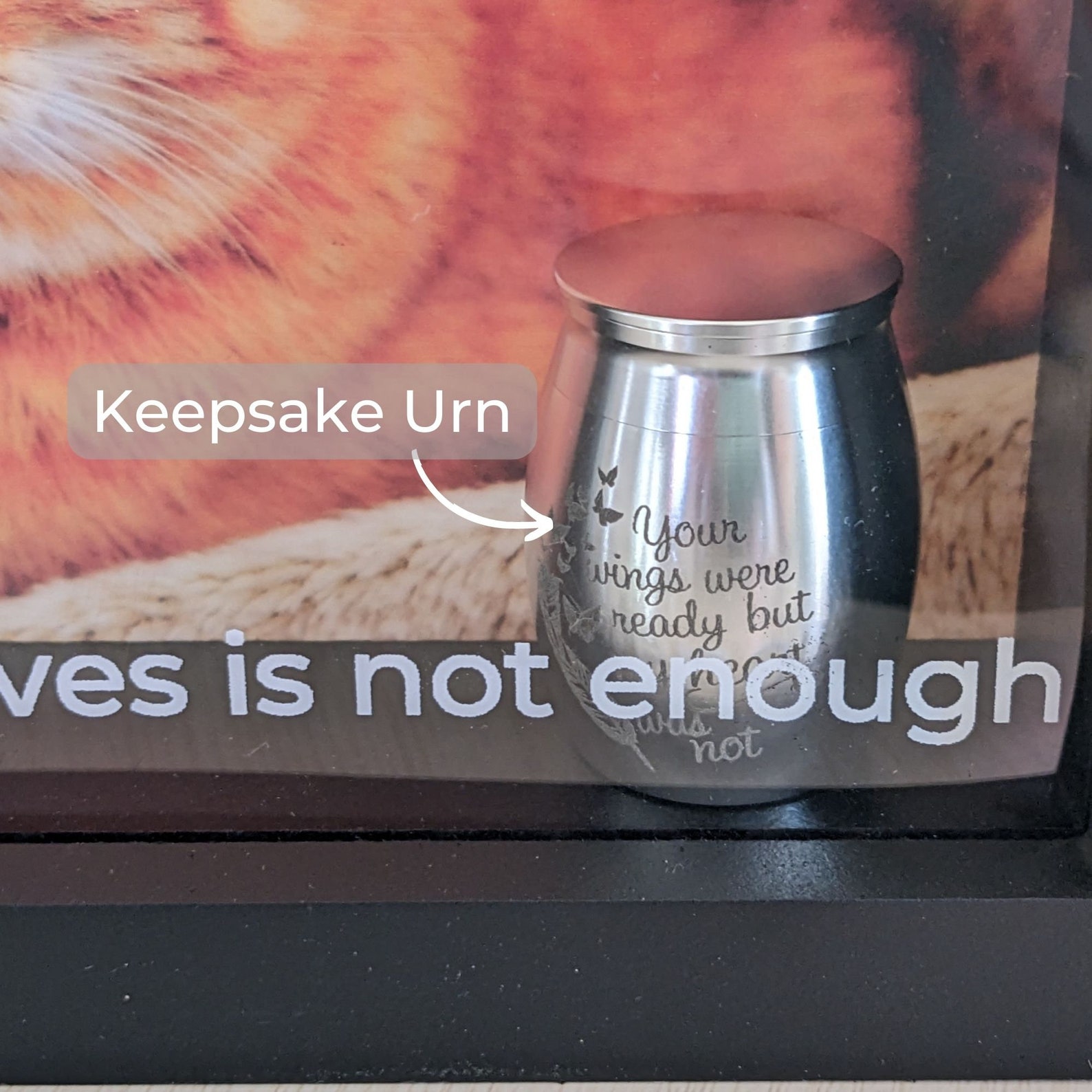 Memorial Shadow Box Custom Photo Optional Keepsake Urn - Etsy