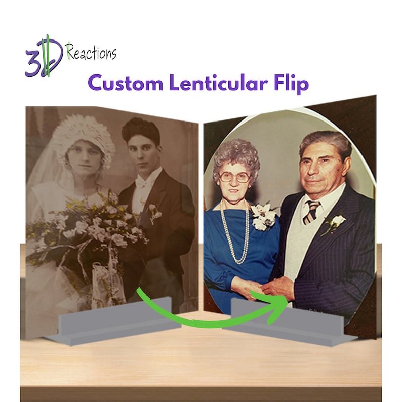 4x6 Custom Lenticular Flip Photo Picture FLOTO | Etsy