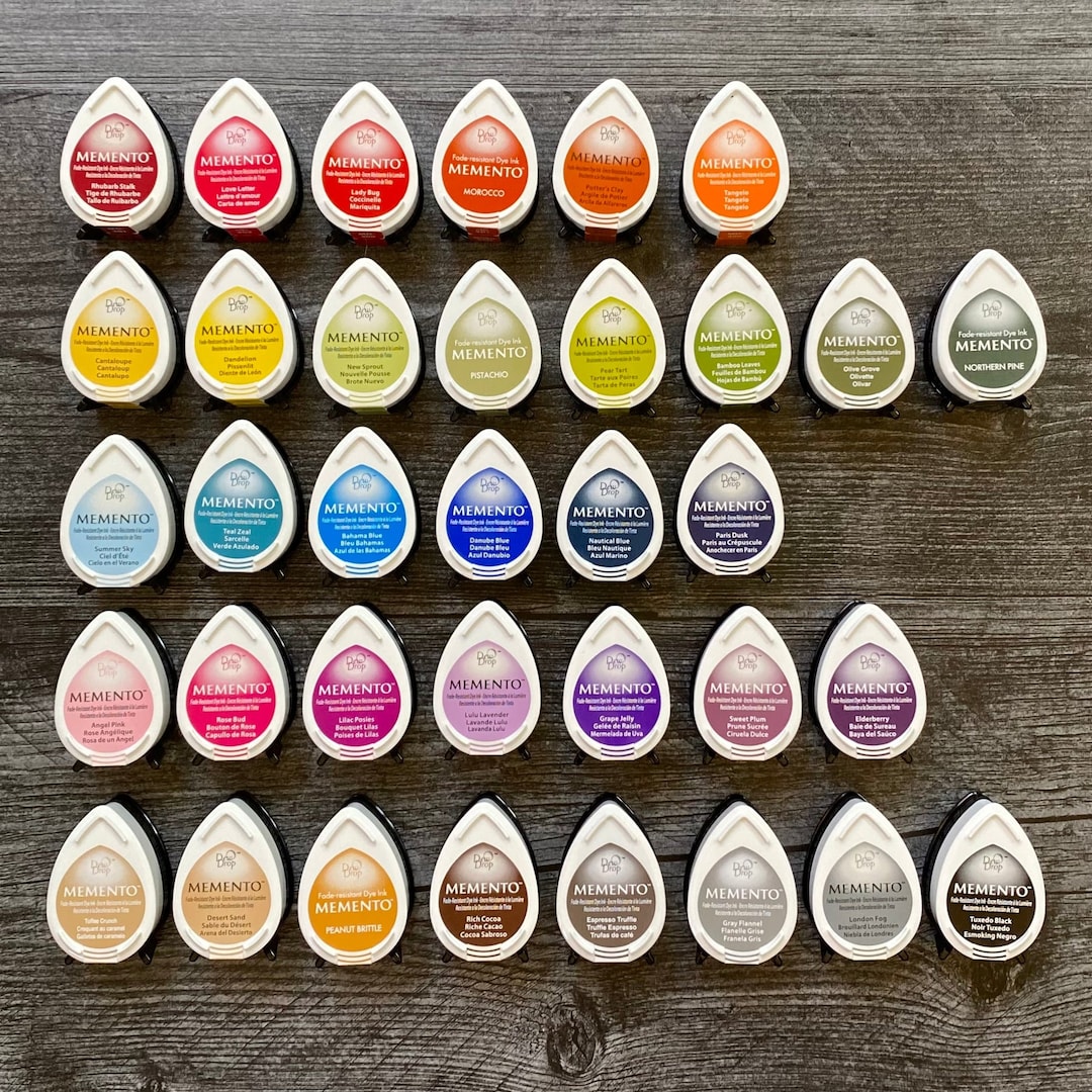 Memento Dew Drop Ink Pads - Multiple Colours by Tsukineko-planner/cards ...