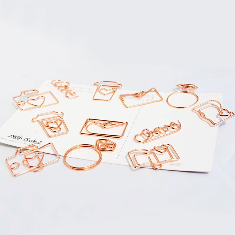 Paper Clips (rose Gold) Diamond Ring Coffee Mug LOVE Envelope Book ...