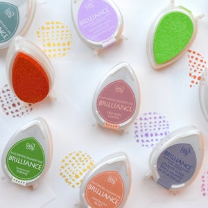 Brilliance Dew Drop Ink Pad Multiple Colours by Tsukineko/ink Pads for ...
