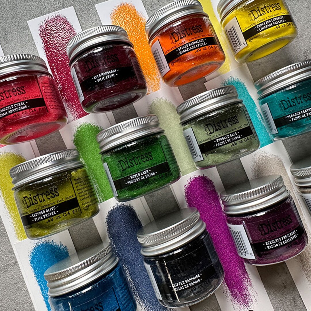 New Color~tim Holtz Distress Embossing Glaze - Multiple Colours - Etsy