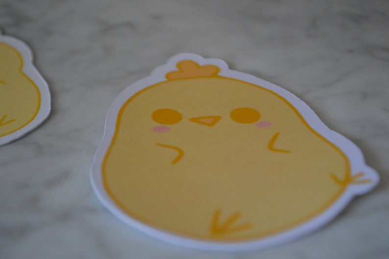 Kawaii Chicken Stickers - Sticker Set - Cute Chicken Stickers - Planner ...
