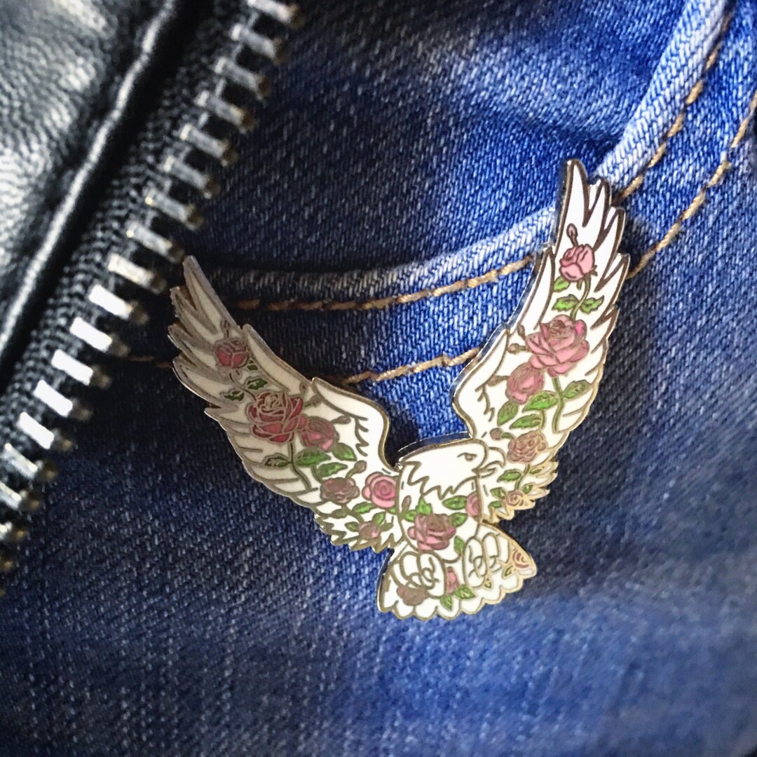 Eagle Enamel Pin/ Enamel Pin / Pins / Pins / Jewelry / Lapel Pin ...