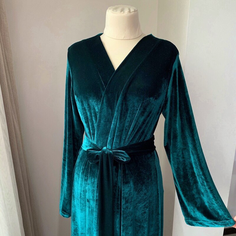 Velvet Robe - Etsy UK
