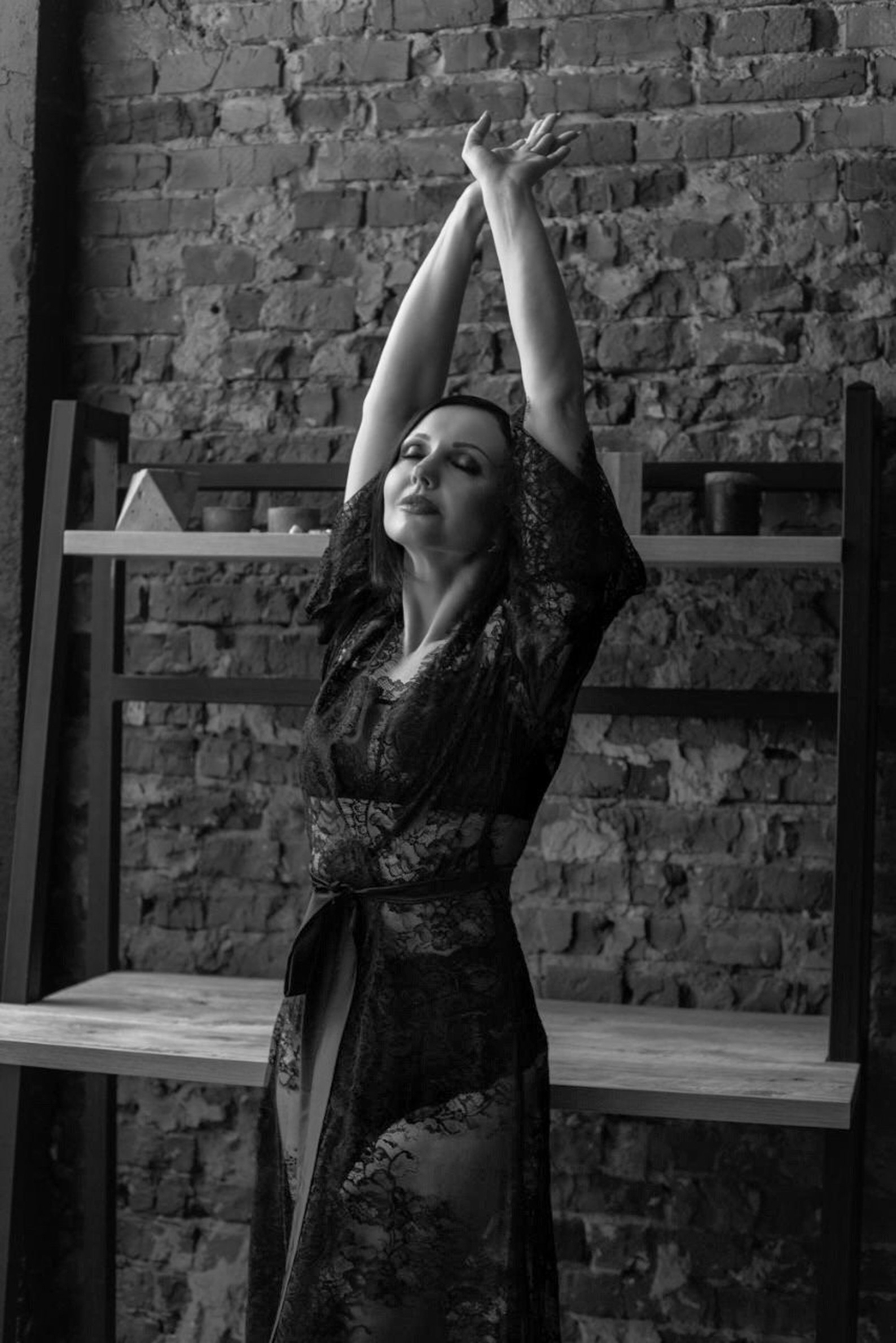 Long Lace Robe Sheer Robe Sexy Black Robe Maternity Gown Etsy