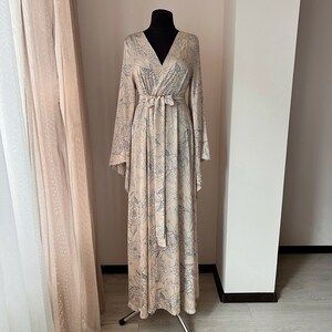 Floor Length Robe, Kimono Robe Women, Ankle Length Robe, Long Satin ...