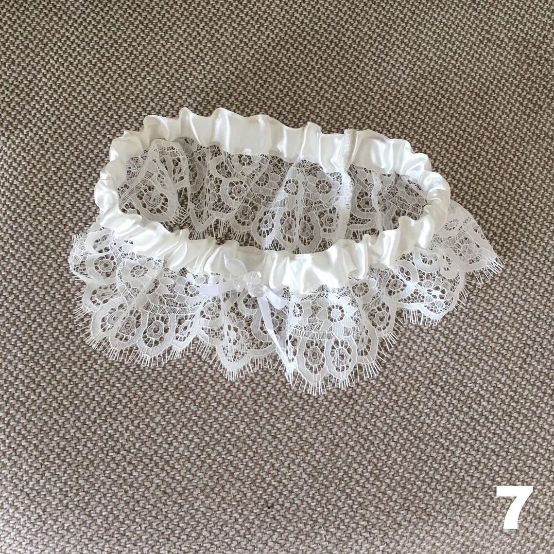 Bridal Garter Ivory Garter Lace Garter Crystal Bridal - Etsy