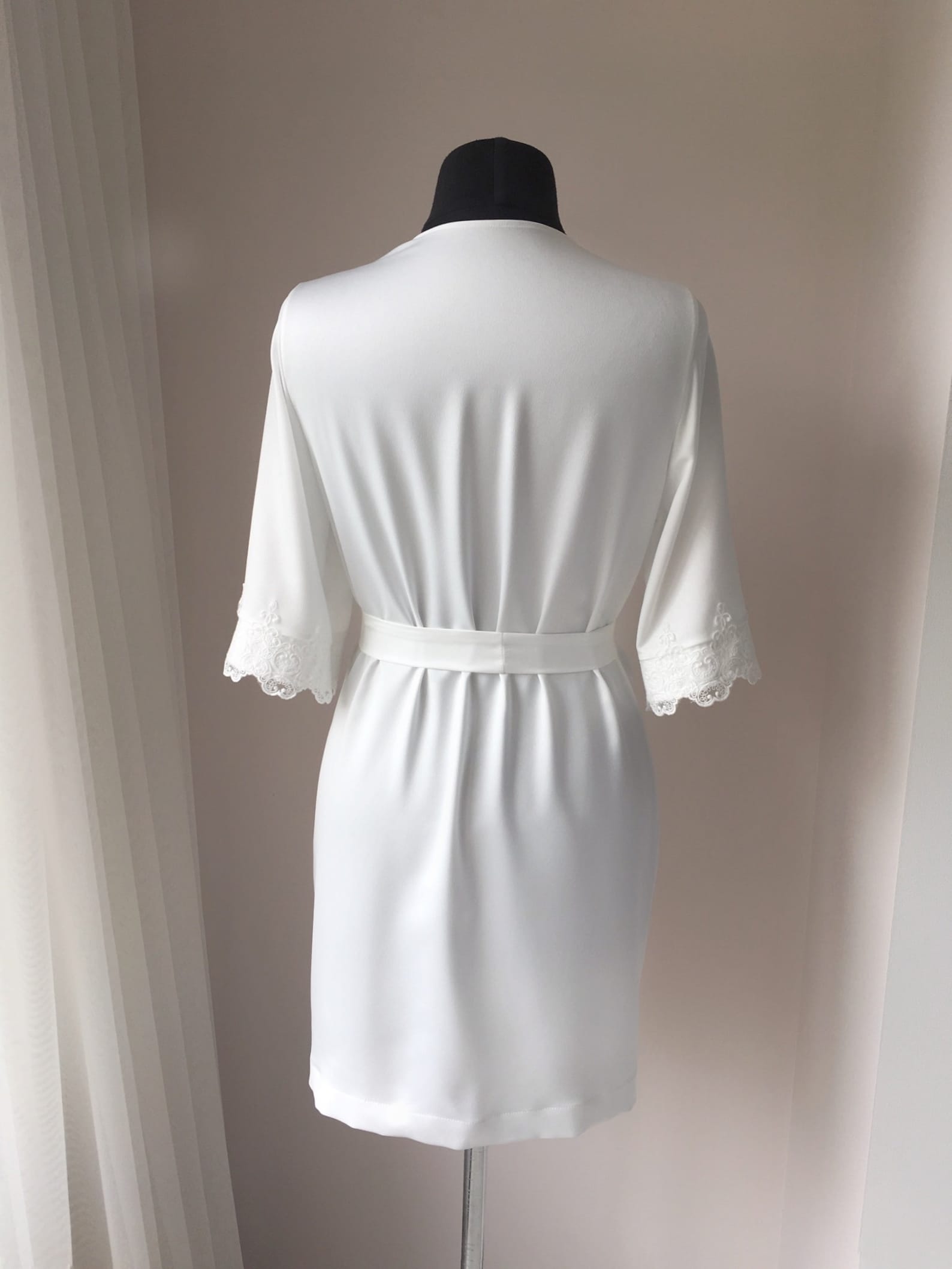 Bridal Robe and Nightgown Set, Wedding Lace Robes, Bridal Nightgown ...