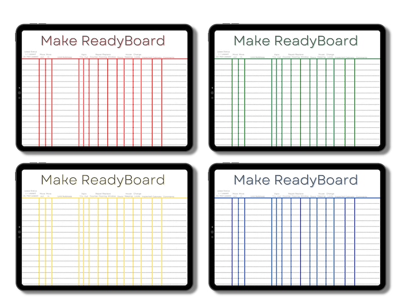 Make Ready Board - Etsy