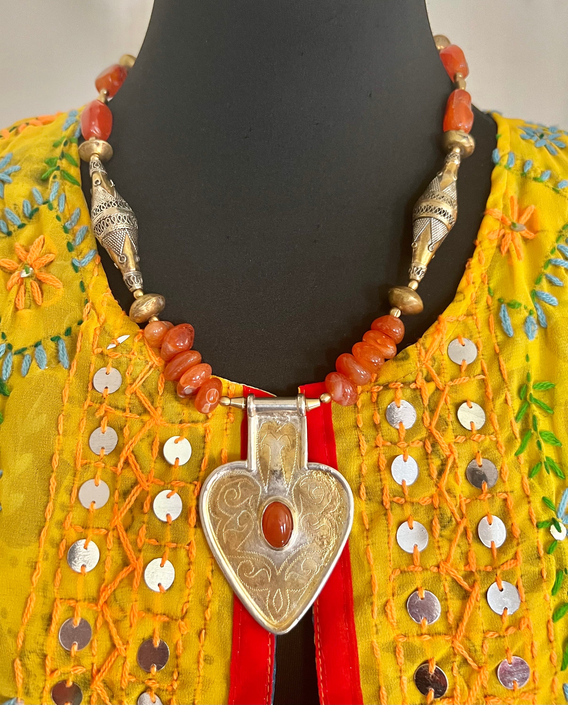 Asyk Turkomen & Idar Oberstein Ancient Old Trade Carnelian Beads With ...