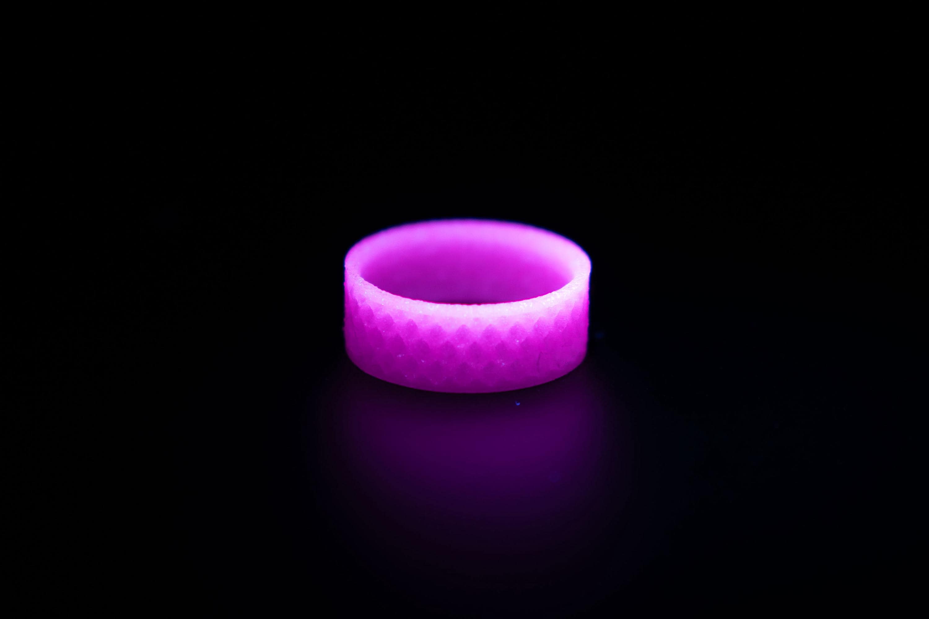 Glow in the Dark 3D Printed Ring – Rave & Festival Jewelry | EDM Party ...