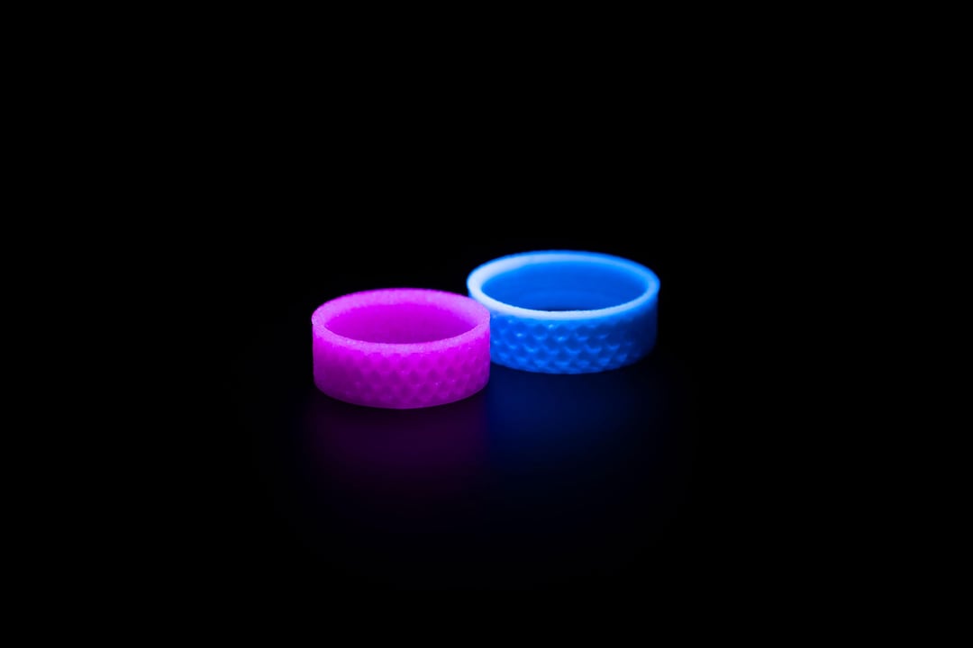 Glow in the Dark 3D Printed Ring – Rave & Festival Jewelry | EDM Party ...