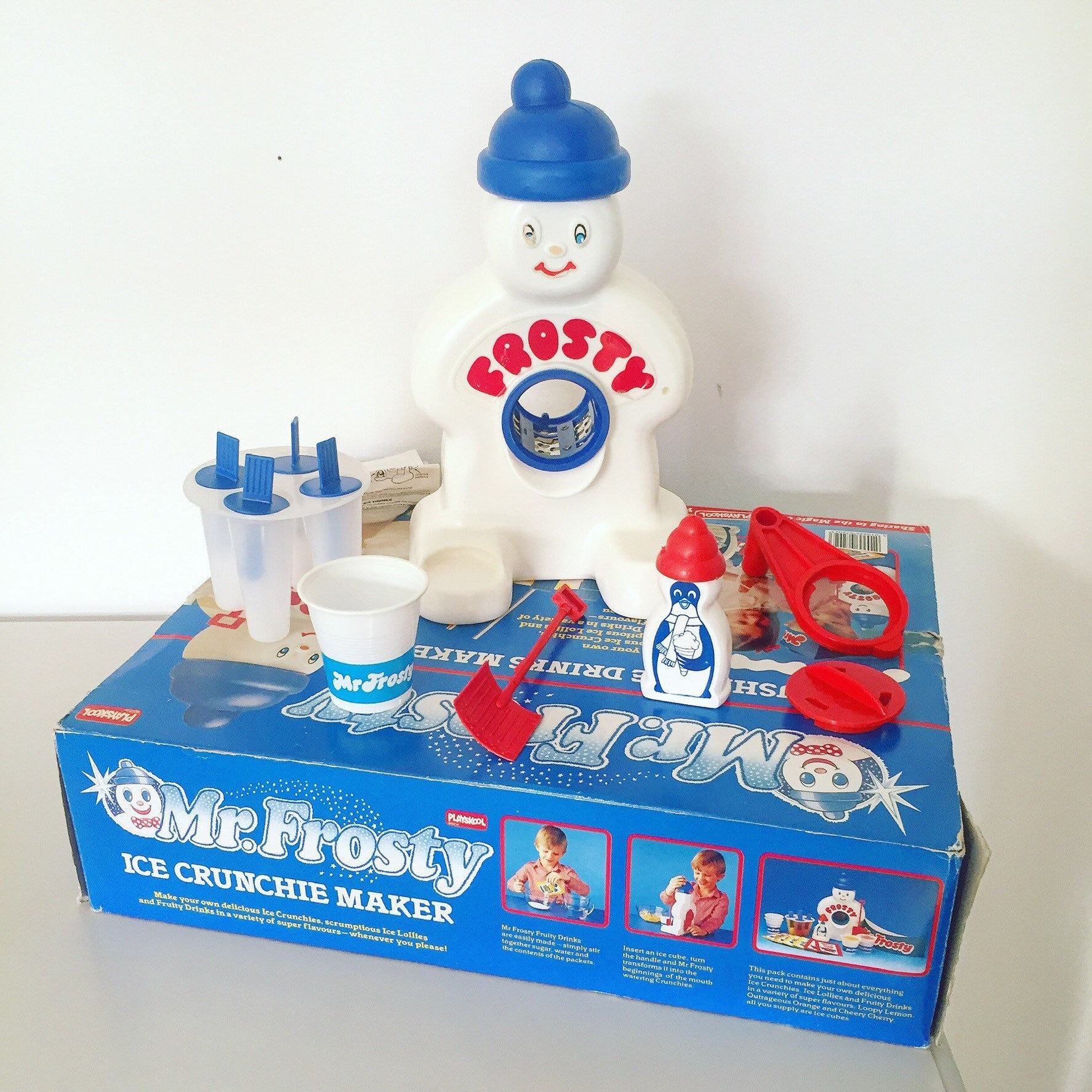 Vintage 1987 Mr Frosty Boxed Playskool Almost Complete | Etsy