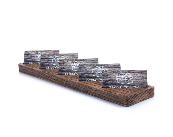 Cedar Business Card Holder - Etsy