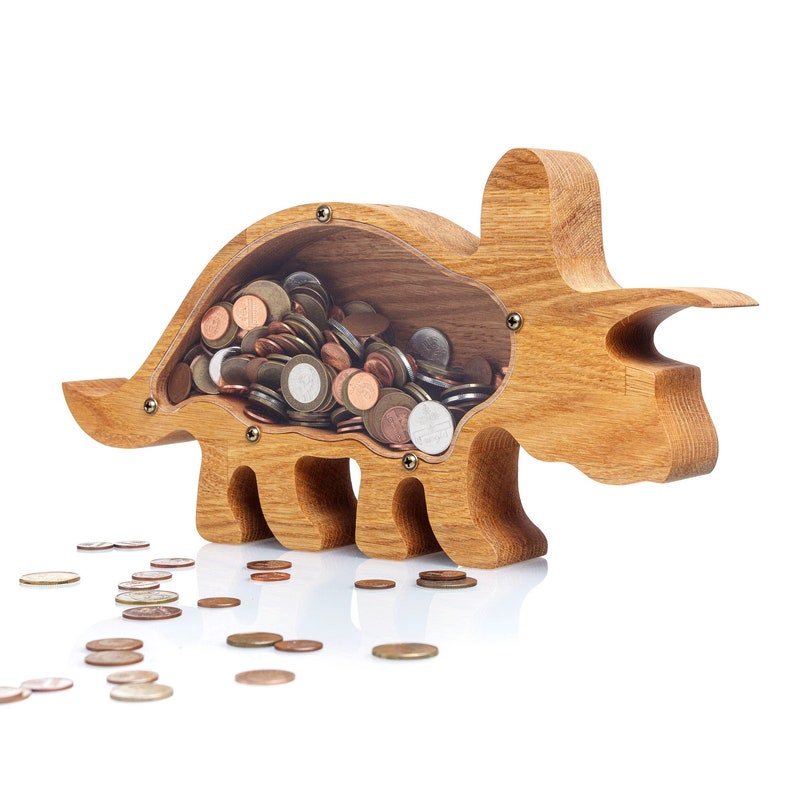 Dinosaur Piggy Bank - Etsy