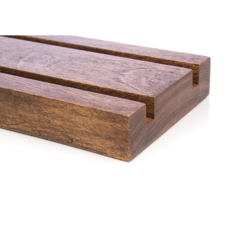 Wood Business Card Holder Multiple Card Display Stand Wooden - Etsy