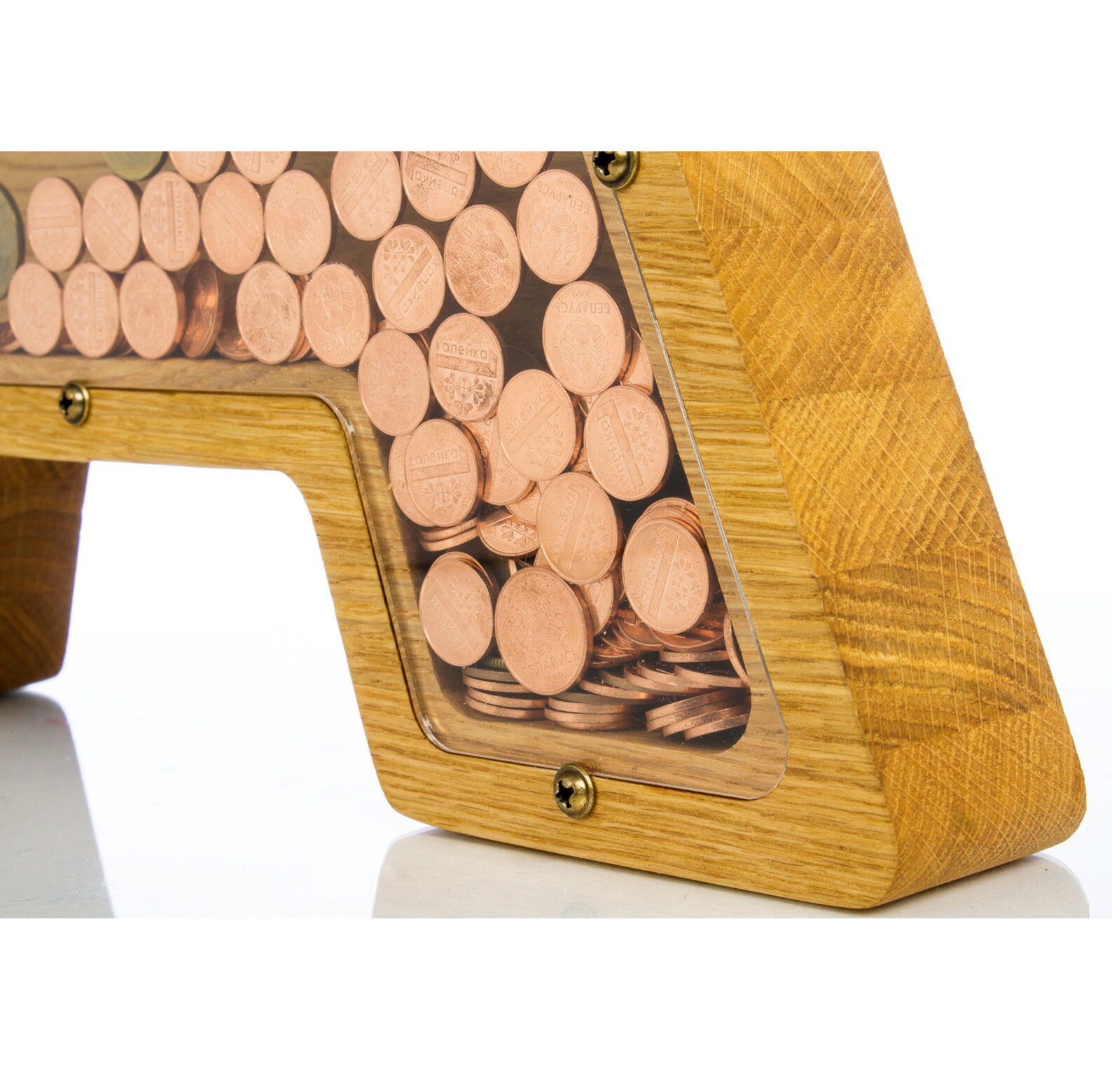 Extra Large Piggy Bank ANY LETTER Wood Home Decor Montessori Toy for ...