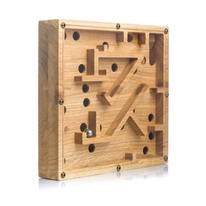 Wooden Balance Board Labyrinth Montessori Busy Game for Kids Gift Wood ...