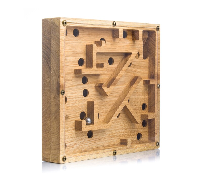 Wooden Balance Board Labyrinth Montessori Busy Game for Kids | Etsy