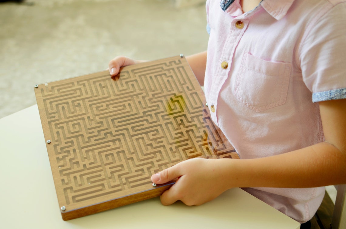 Labyrinth Coordination toy Montessori Busy toddler toys Game | Etsy