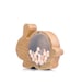 Bunny Piggy Bank Wood RABBIT Coin Bank Personalized Gifts - Etsy