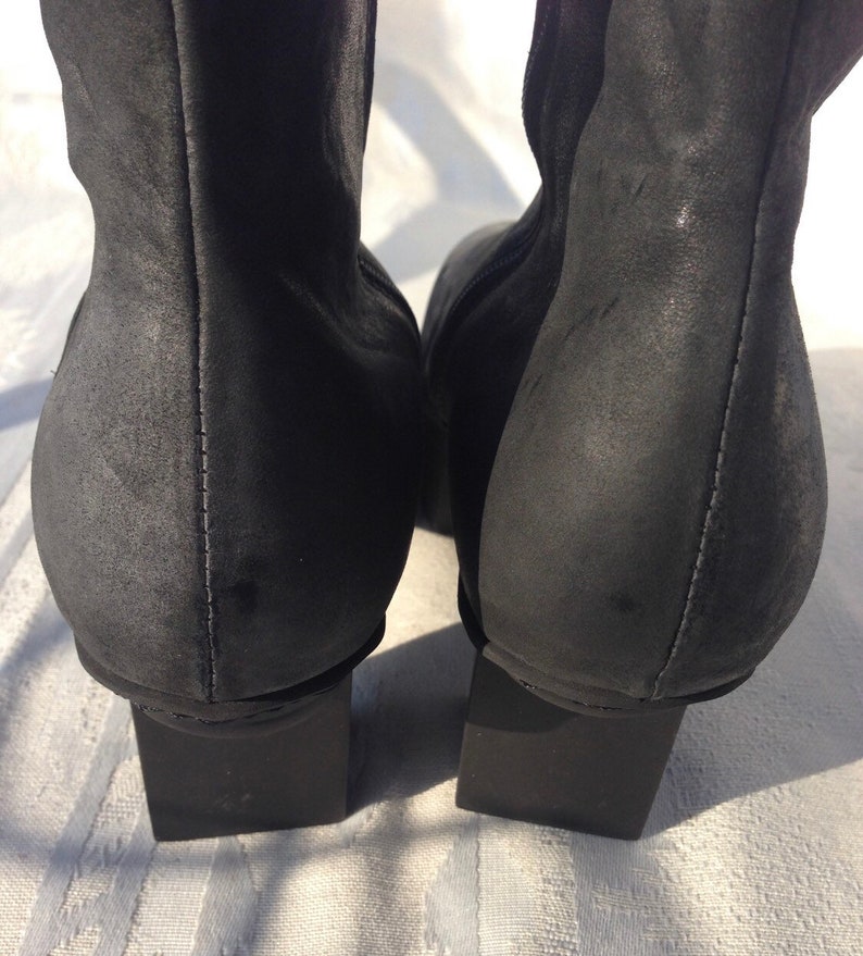 Trippen 37 Happy Boots Geisha Gothic Platform Plateau Grey - Etsy España