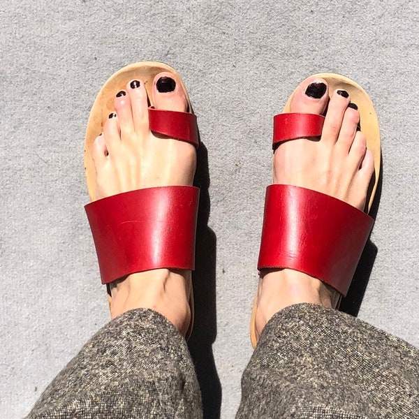 Wooden Sandals - Etsy