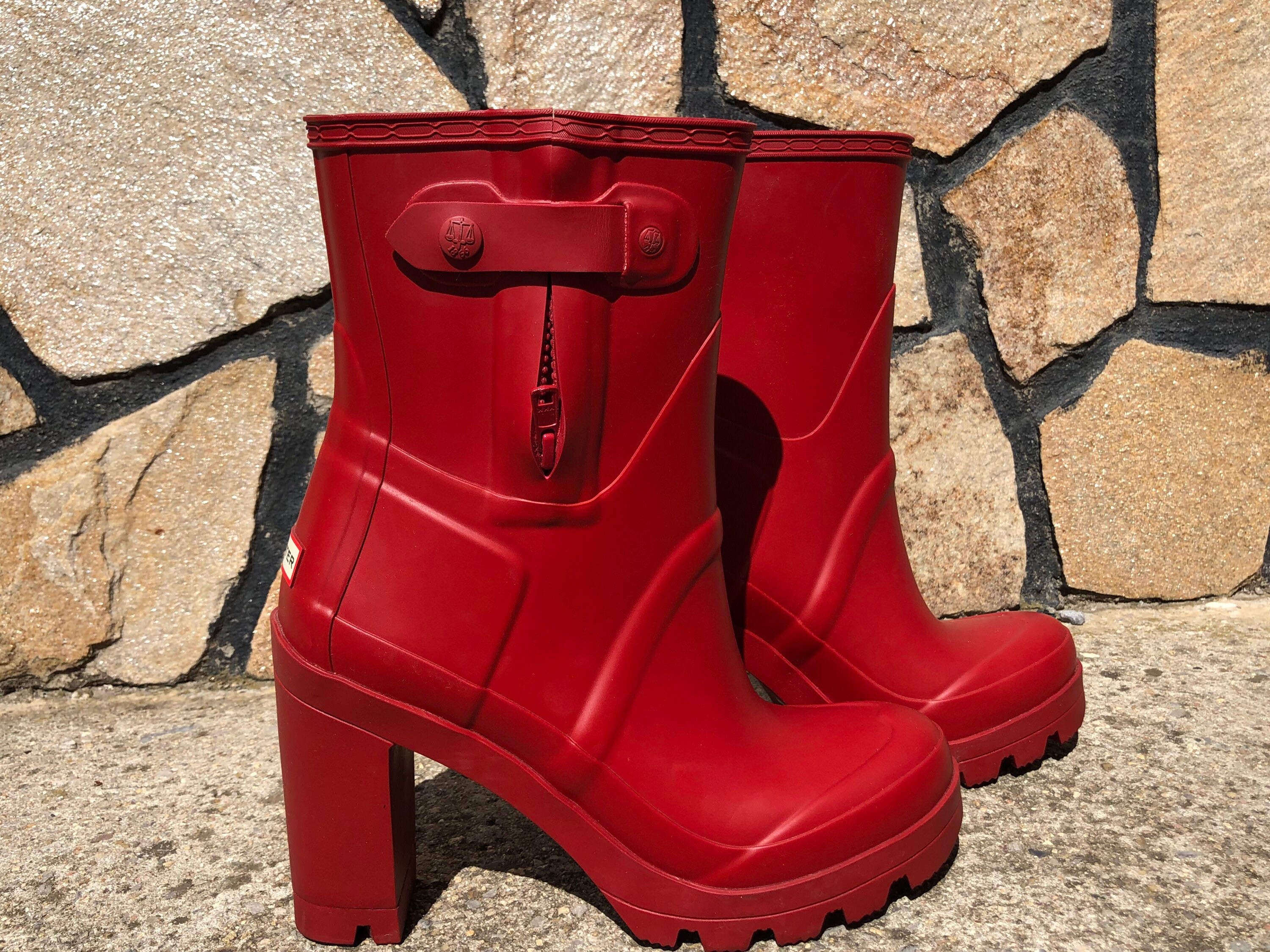 Hunter Red Rain Boots