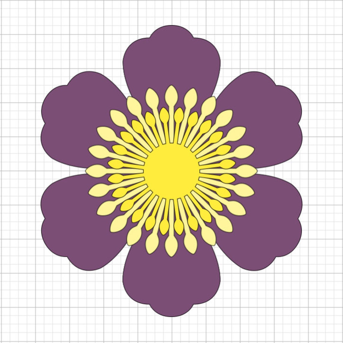 SVG Paper Flower Centers / Paper flower Centres / svg png dxf | Etsy