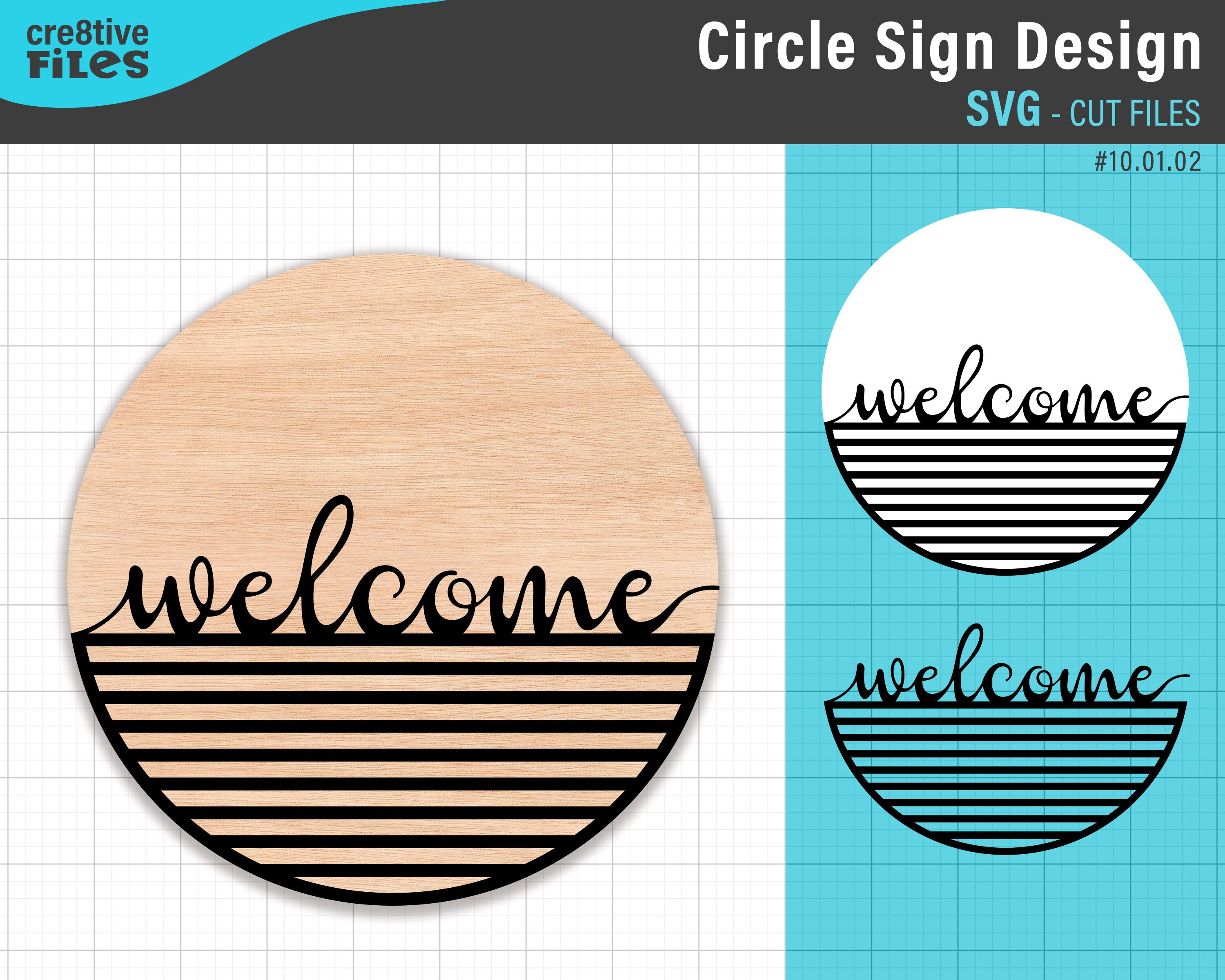 Drawing & Illustration Door Sign Design Digital Download circle sign ...