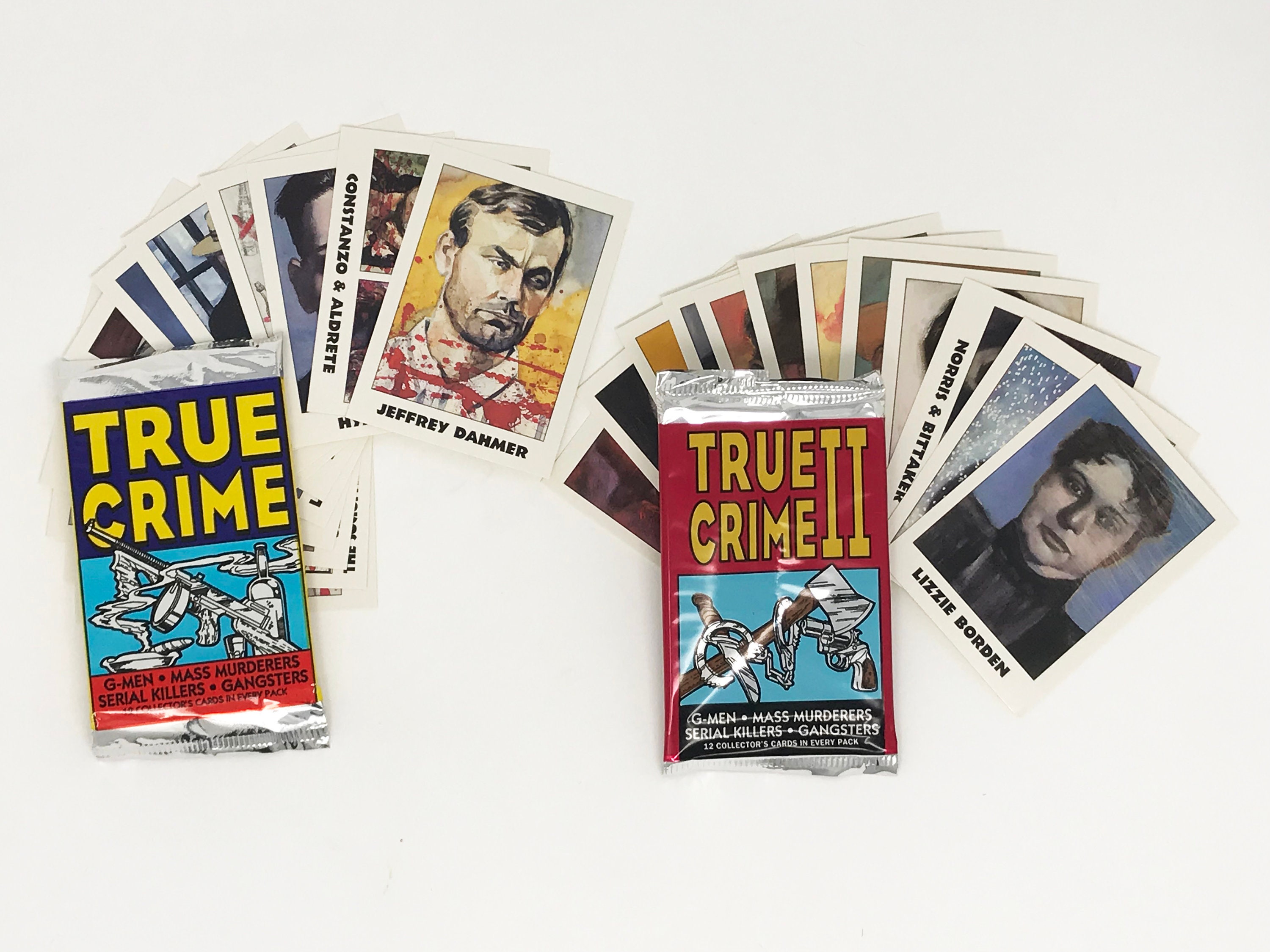 2 Pack Gift Set True Crime Trading Cards - Etsy