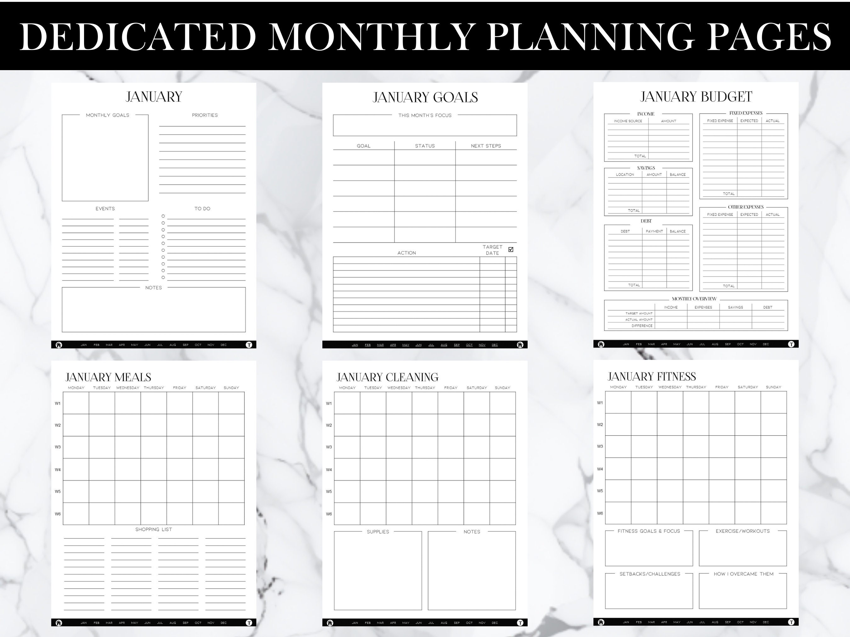 LEVEL UP LUXE Planner | Undated Digital Planner | Aesthetic Planner ...