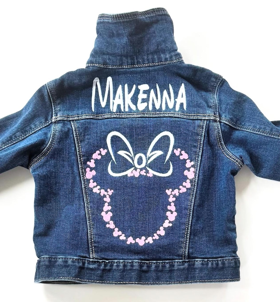 Personalized Minnie Mouse Denim Jacket - Baby Toddler Girls - Etsy