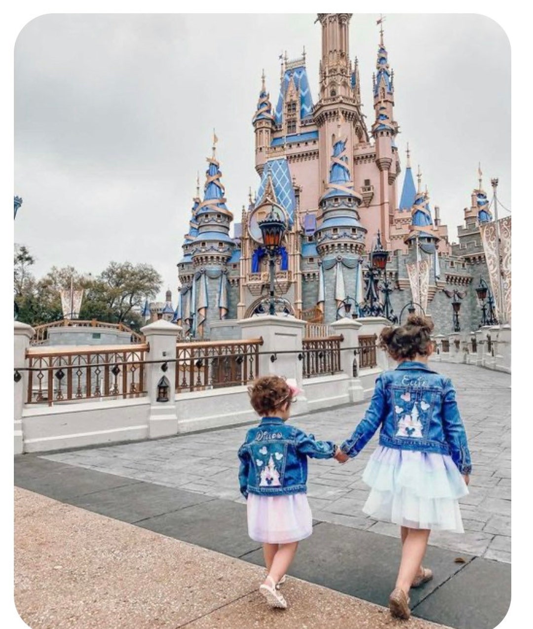 Disney Jean Jacket Personalized Baby/toddler/girls, Magical Castle ...