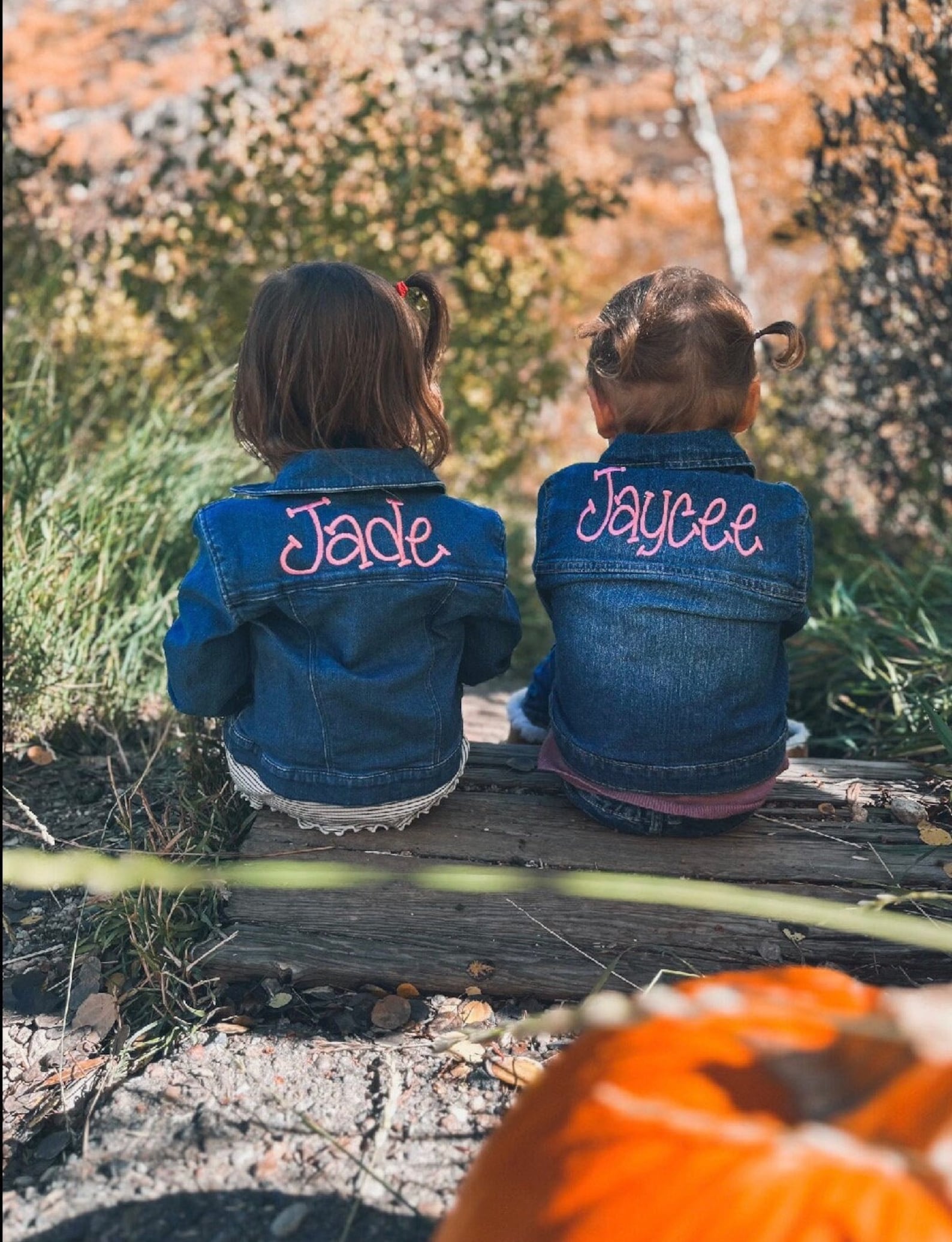 Personalized Jean Jacket, Girls Jean Jacket, Embroidered Cute Jean ...